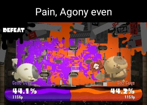 Pain, Agony even - )