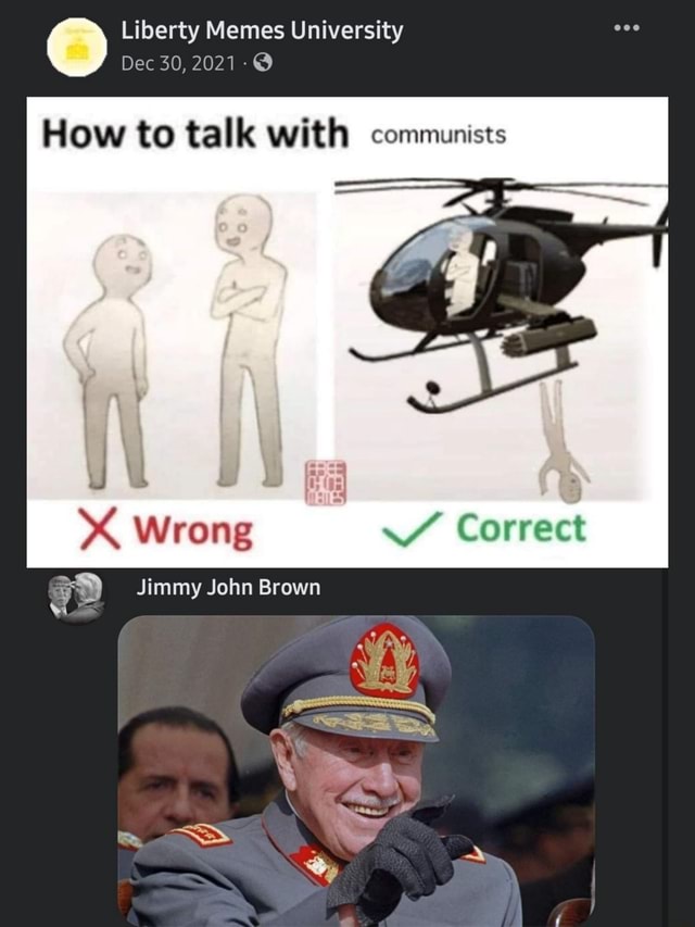 Liberty Memes University Dec 30, 2021:@ How to talk with communists ...