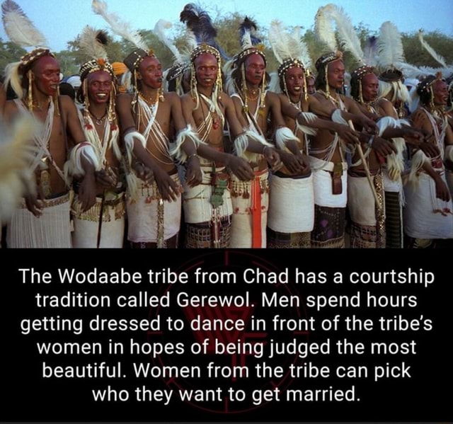 I The Wodaabe tribe from Chad has a courtship tradition called Gerewol ...