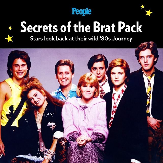 The Brat Pack were the Timothe Chalamet Zendaya and Sydney Sweeney of ...