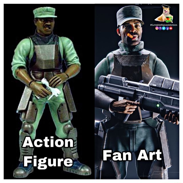 Follow and watch LovableHaloAddiction on Twitch - Action Figure Fan Art ...