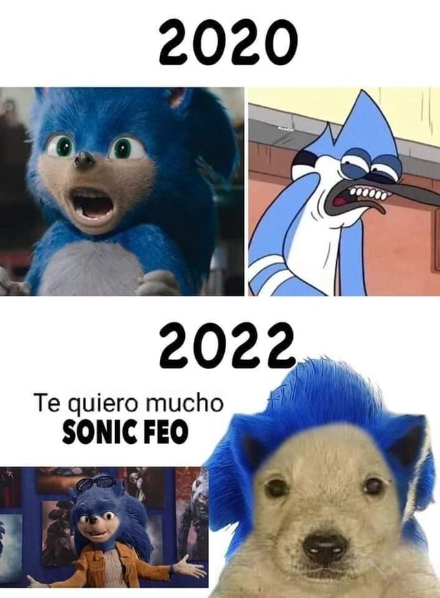 OX Te quiero mucho SONIC FEO - iFunny Brazil