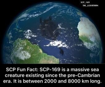 'SCP Fun Fact: SCP-169 is a massive sea creature existing since the pre ...