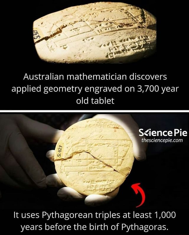 Australian mathematician discovers applied geometry engraved on 3,700 ...