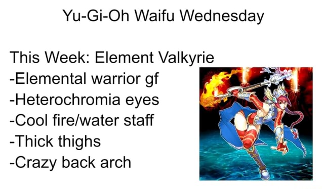 This Week: Element Valkyrie -Elemental warrior of -Heterochromia eyes ...