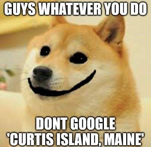 GUYS WHATEVER YOU DO DONT GOOGLE "CURTIS ISLAND, MAINE - iFunny