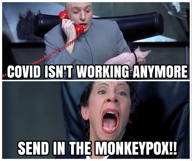 COVID ISN'T WORKING ANYMORE SEND IN THE MONKEYPOX!! - iFunny Brazil