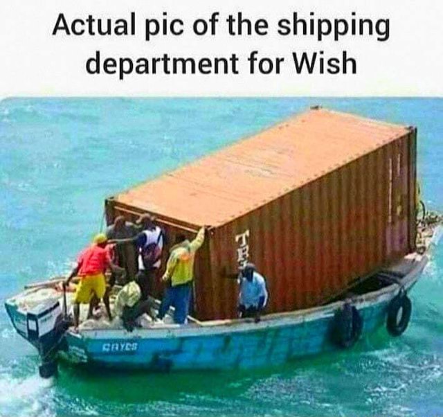 Wish...This explains a lot. - Actual pic of the shipping department for ...