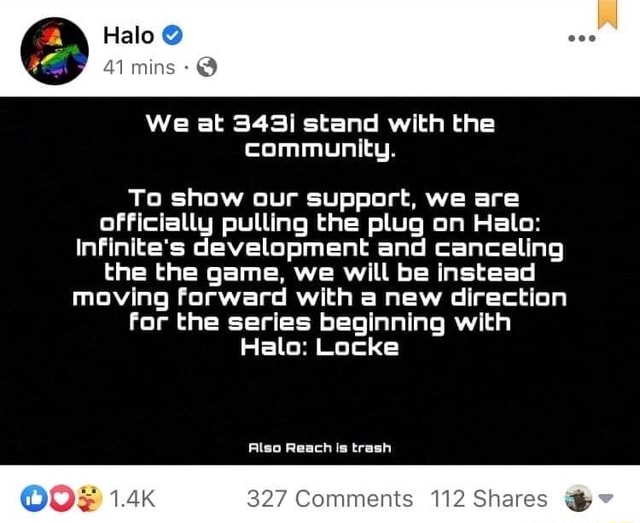 We at 343i stand with the community. To show our support, we are ...