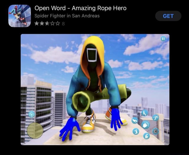 Open Word - Amazing Rope Hero Spider Fighter in San Andreas GET - iFunny