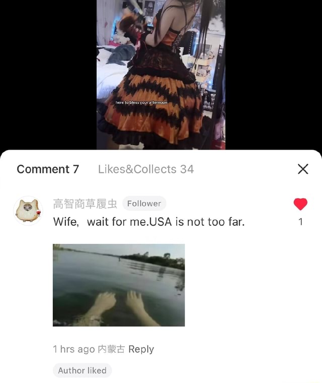 Comment 7 34 Follower Wife, wait for me.USA is not too far. hrs ago ARE ...
