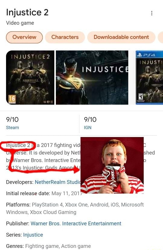 Injustice 2 Video game JUS Overview ) Characters Downloadable content ...