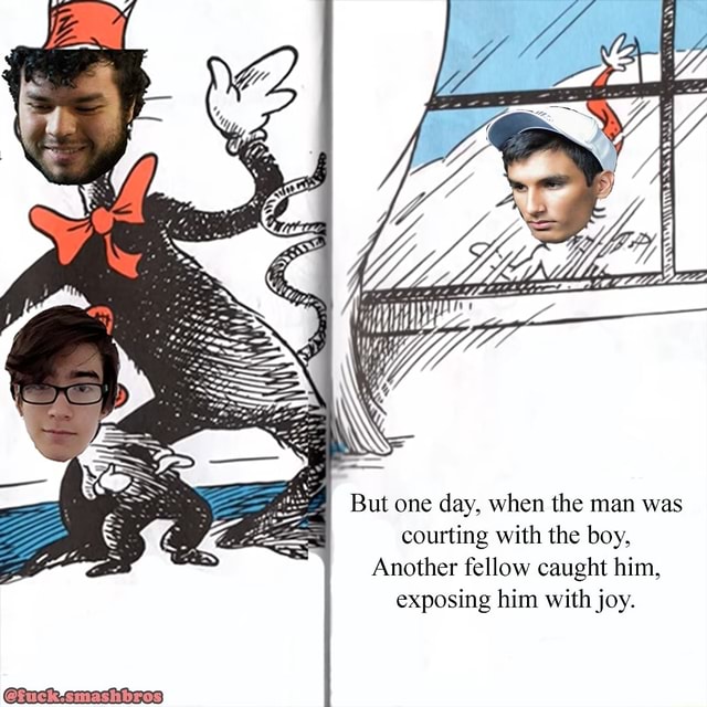 But one day, when the man was courting with the boy, Another fellow ...