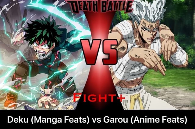 Deku (Manga Feats) vs Garou (Anime Feats) - Deku (Manga Feats) vs Garou ...
