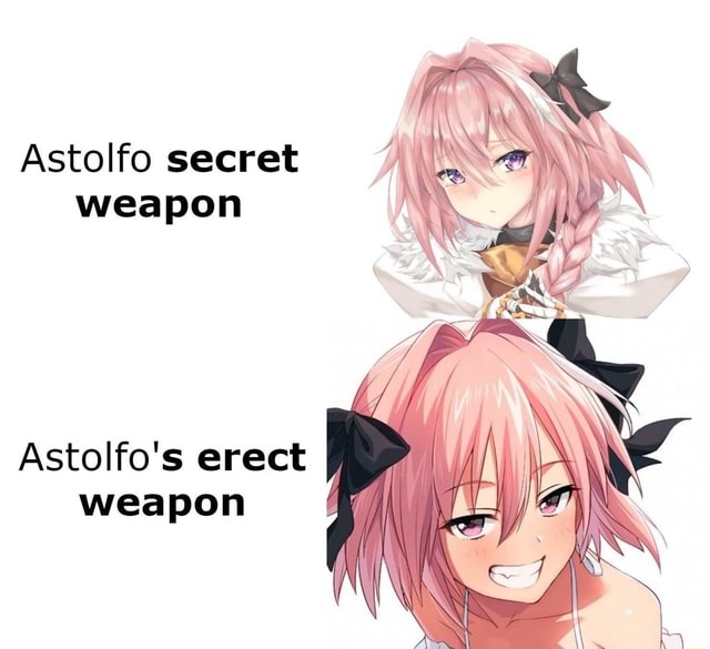 Astolfo secret weapon Astolfo's erect weapon - )