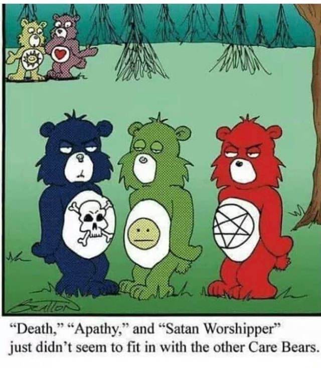 "Death," "Apathy," and "Satan Worshipper" just didn't seem to fit in ...