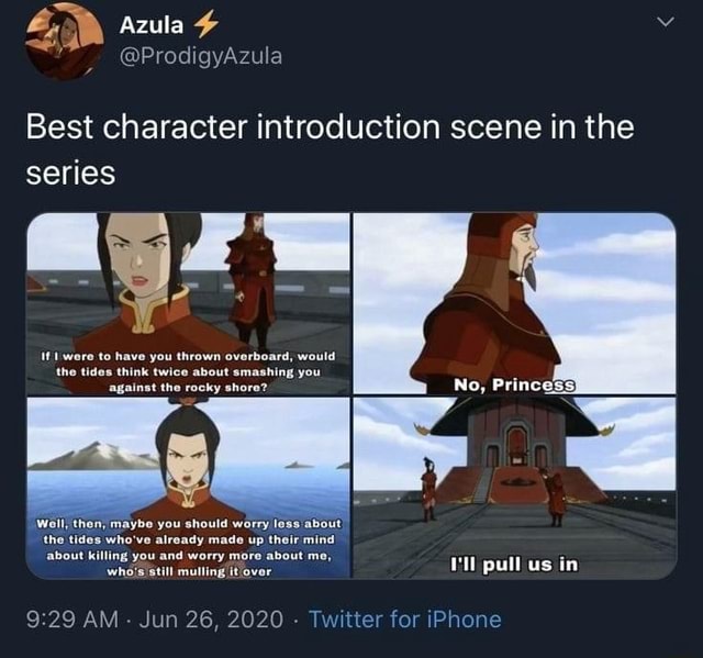 Azula @ProdigyAzula Best character introduction scene in the series If ...