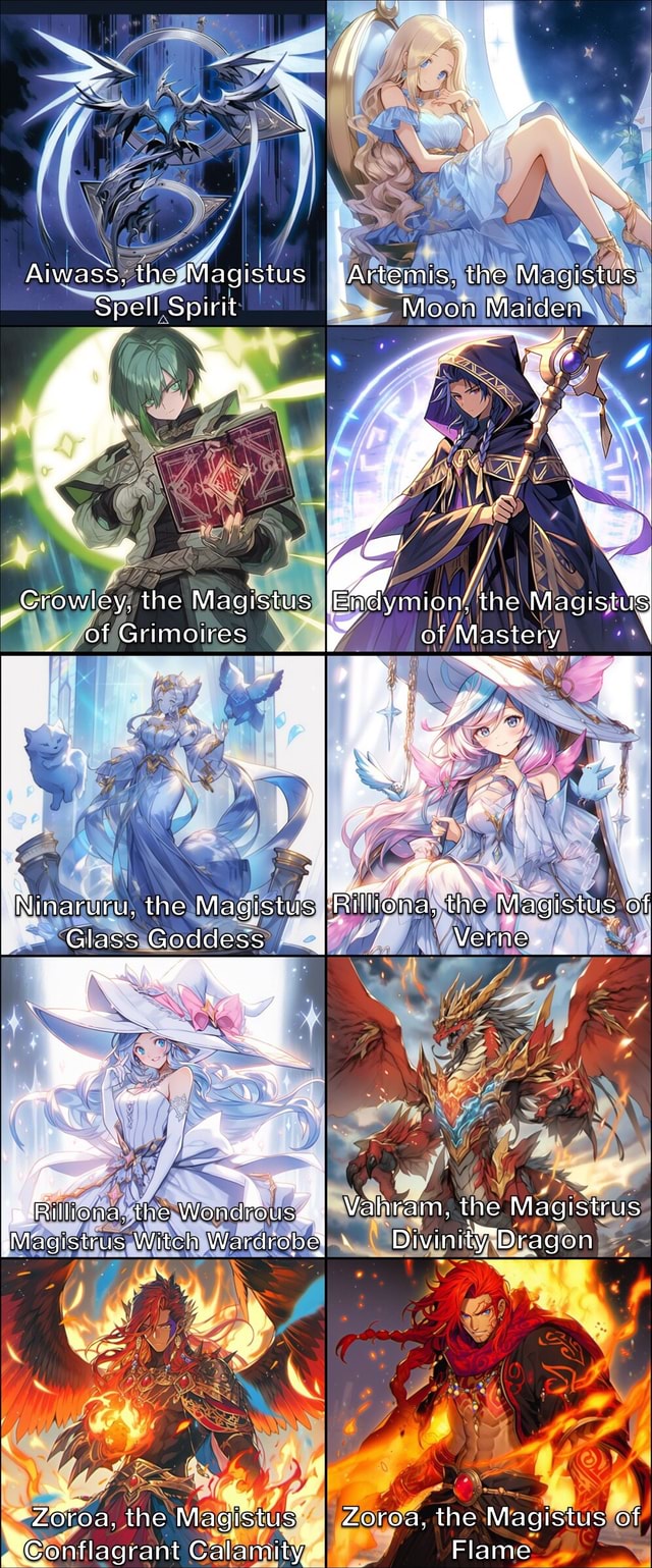 Aiwass, the Magistus JArtemis. the Magistus Spell Spirit & Mooh Maiden ...