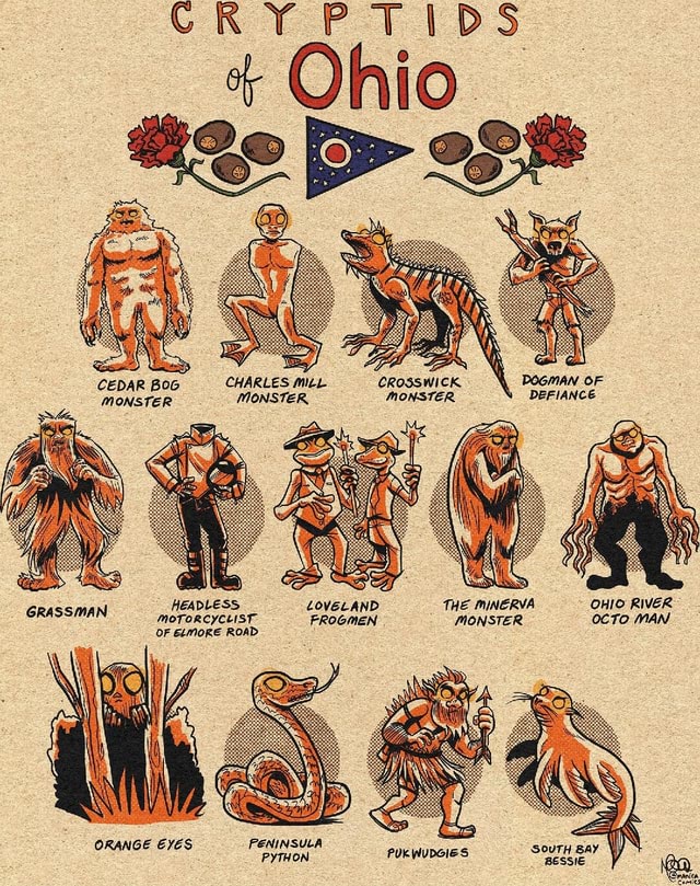 DOGMAN OF DEFIANCE CROSSWI cK CEDAR BOG CHARLES MILL MONSTER MONSTER ...