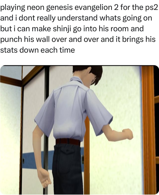 Playing neon genesis evangelion 2 for the and dont really understand ...