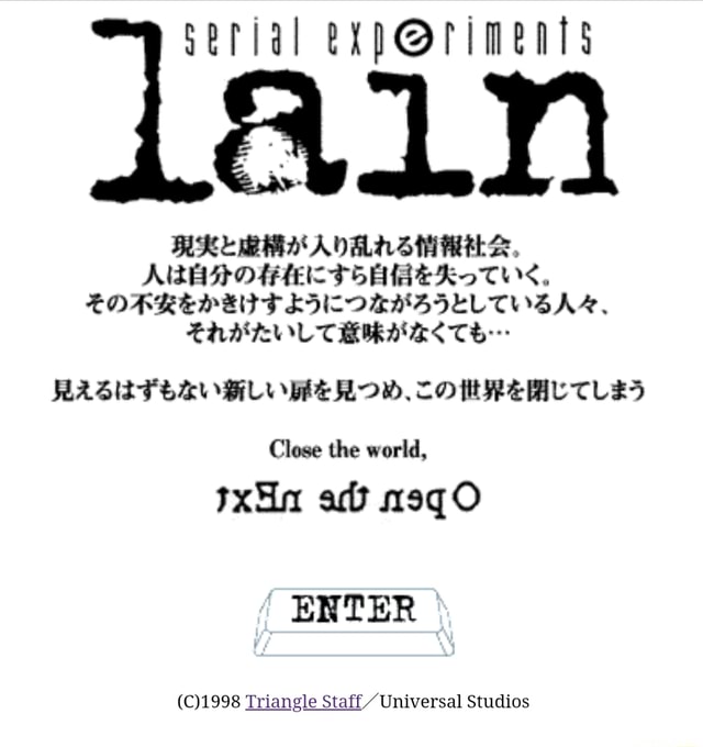 La OD, the world, ad ENTER Triangle Staff /Universal Studios - iFunny