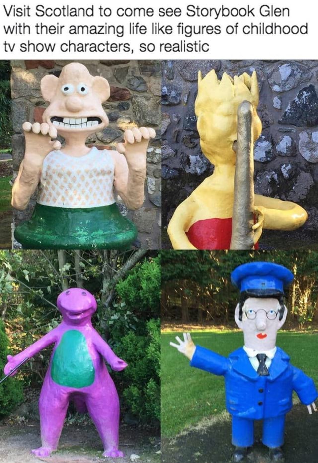 Visit Scotland to come see Storybook Glen with their amazing life like ...