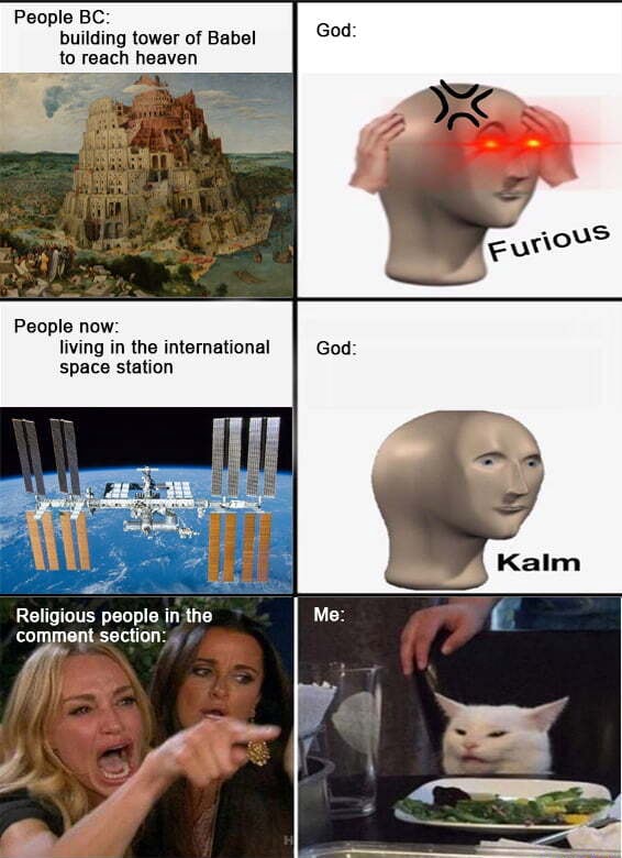 People B building tower of Babel to reach heaven People now: living in ...