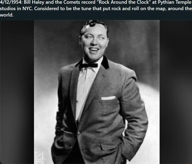 Bull Haley and the Comets record "Rock Around the Clock" at Pythian ...