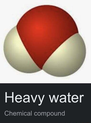 Heavy water Chemical compound - )