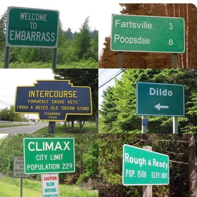 Fartsville Poopsdale INTERCOURSE FORMERLY "CROSS KEYS FROM A NOTED OLD ...