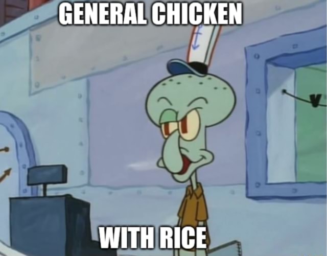 GENERAL CHICKEN WITH RICE - iFunny