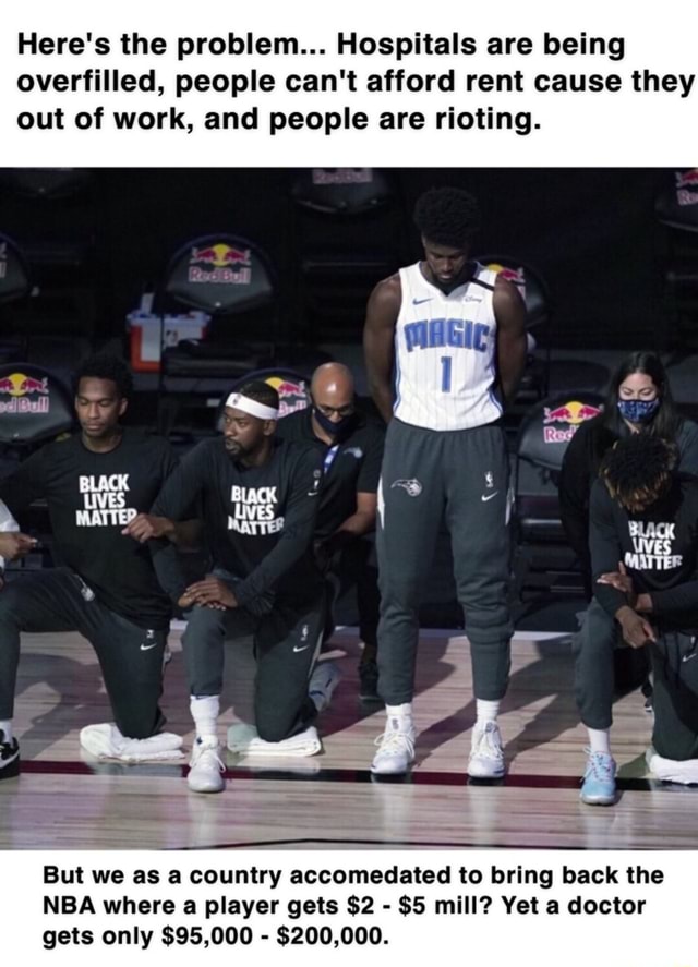 Here's the problem... Hospitals are being overfilled, people can't ...