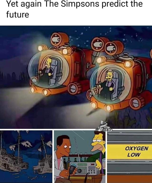 Yet again The Simpsons predict the future - iFunny