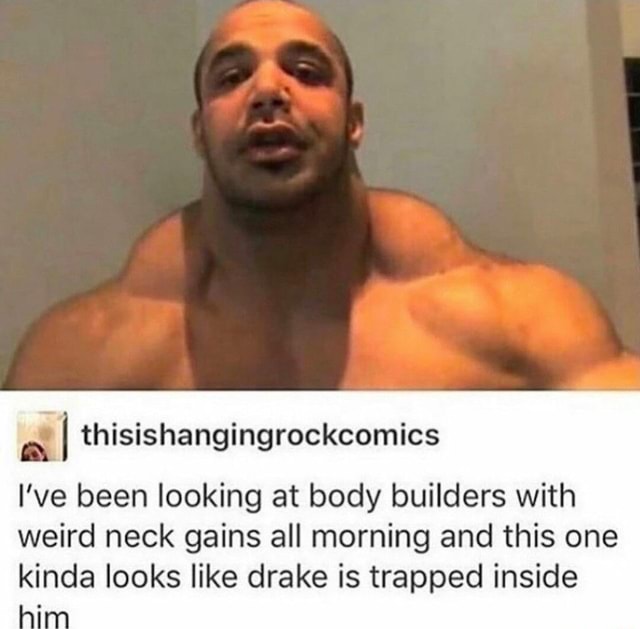 AI thisishangingrockcomics I've been looking at body builders with ...