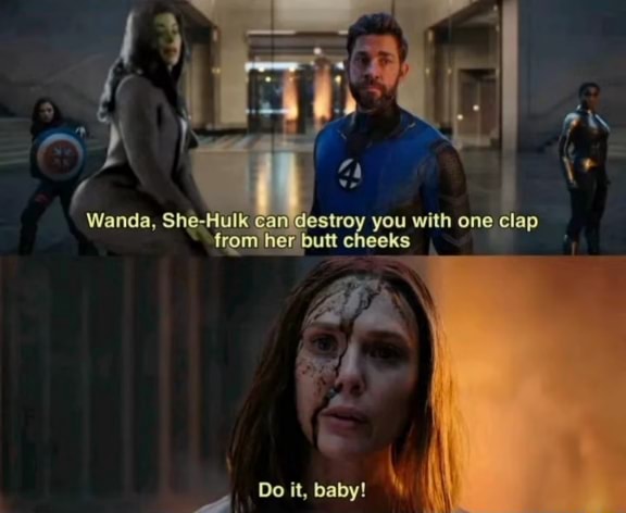 Wenda, She-Hulls you with one clap baby! - iFunny