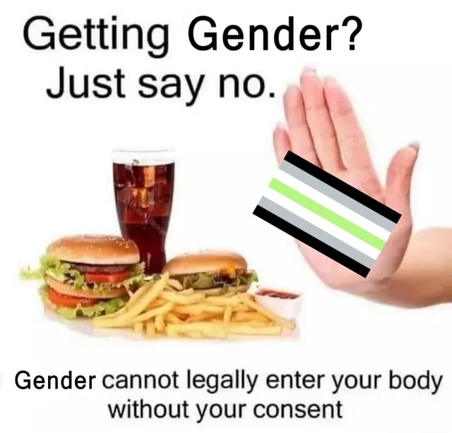 Agender pulls a No out of their hat WOOOW - Getting Gender? Just say no ...