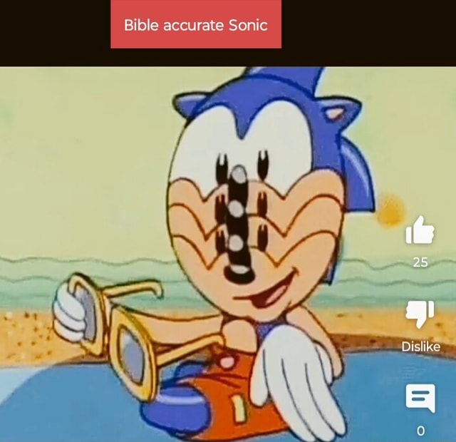 Bible accurate Sonic - iFunny
