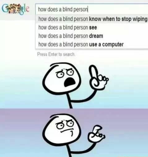 How Does A Blind Person How Does A Blind Person Know When To Stop 