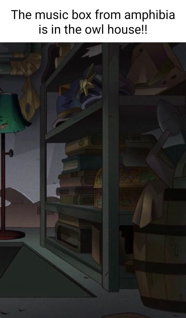 The music box from amphibia is in the owl house!! - iFunny