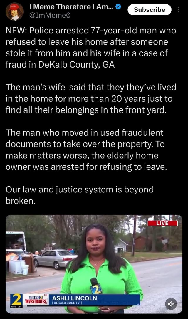 @ImMeme@ Meme Therefore I Am... @ NEW: Police arrested 77-year-old man ...