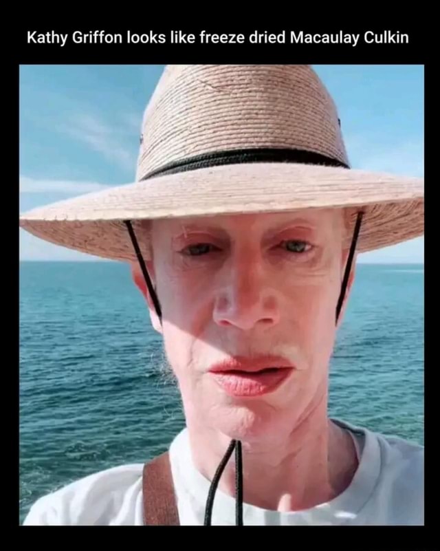Kathy Griffon looks like freeze dried Macaulay Culkin - iFunny