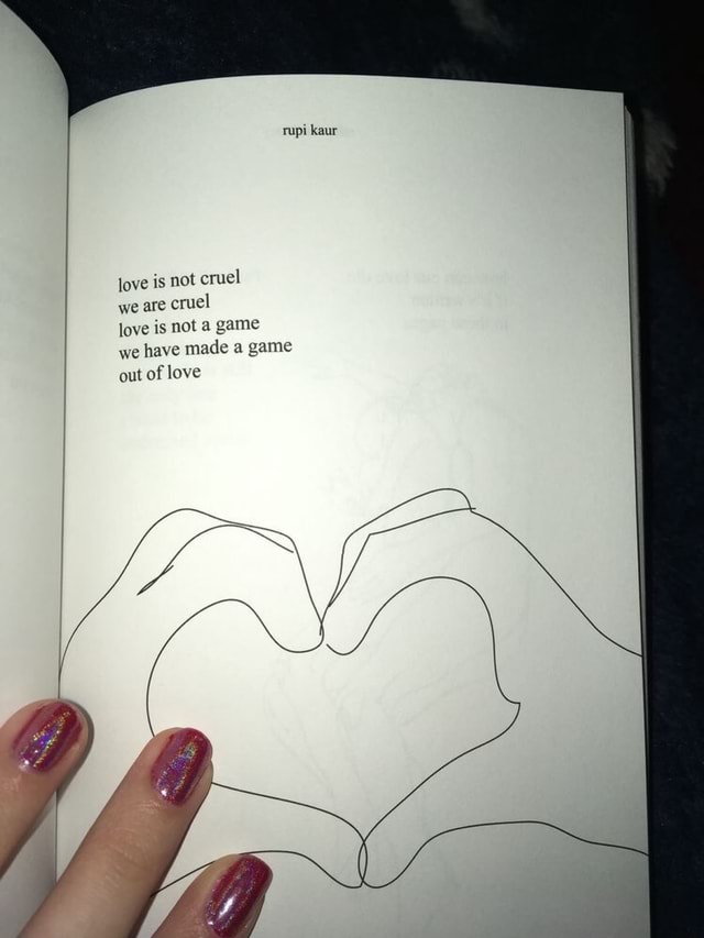 Is not cruel love is not a game we have made a game of love - iFunny