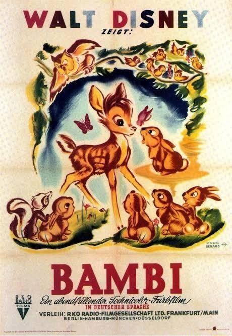On this day: Walt Disney released its fifth animated feature, Bambi ...