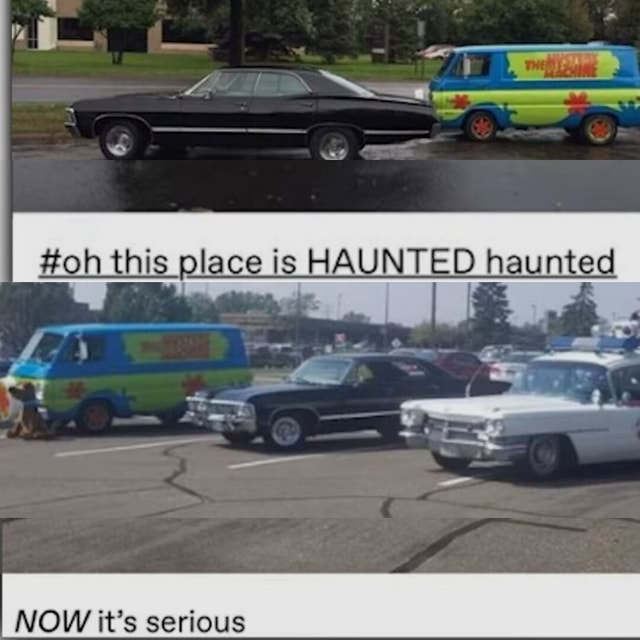 Oh this place is HAUNTED haunted NOW it's serious - iFunny