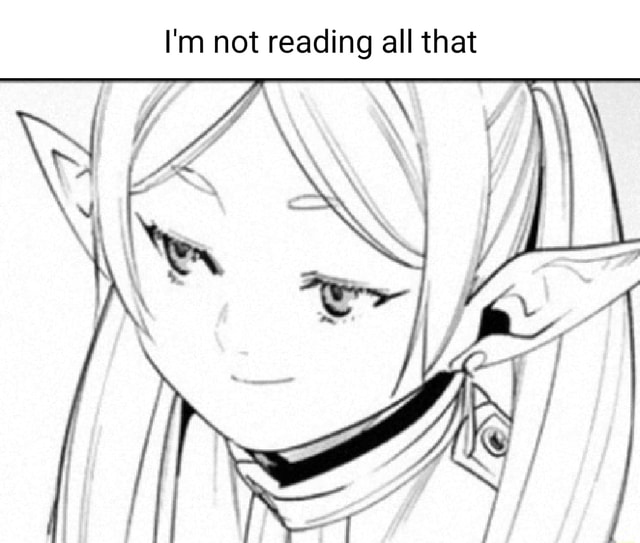 I'm not reading all that - iFunny