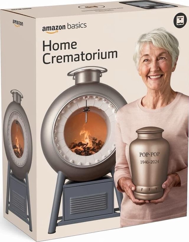 Amazon basics Home Crematorium - iFunny