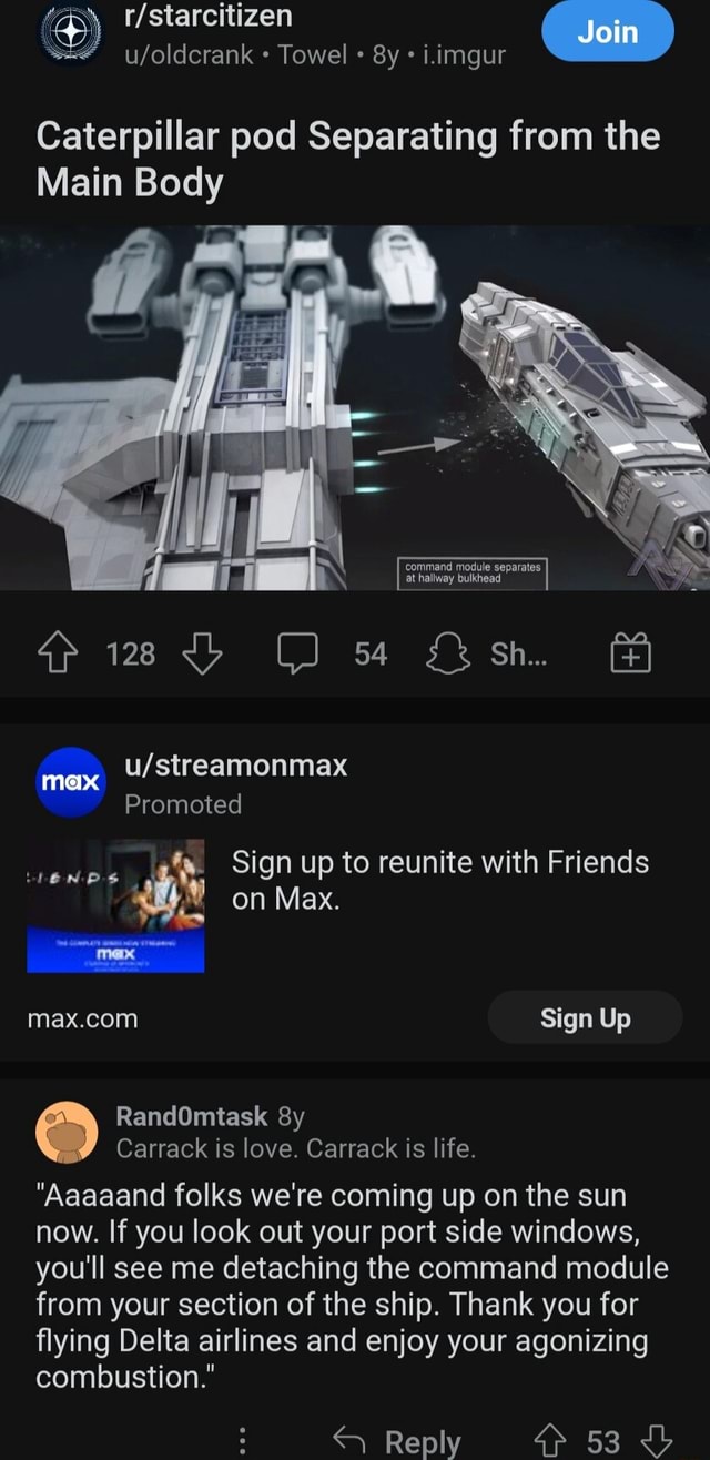 Join Towel i.imgur Caterpillar pod Separating from the Main Body ...