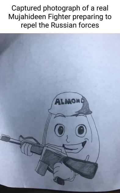 Captured photograph of a real Mujahideen Fighter preparing to repel the ...