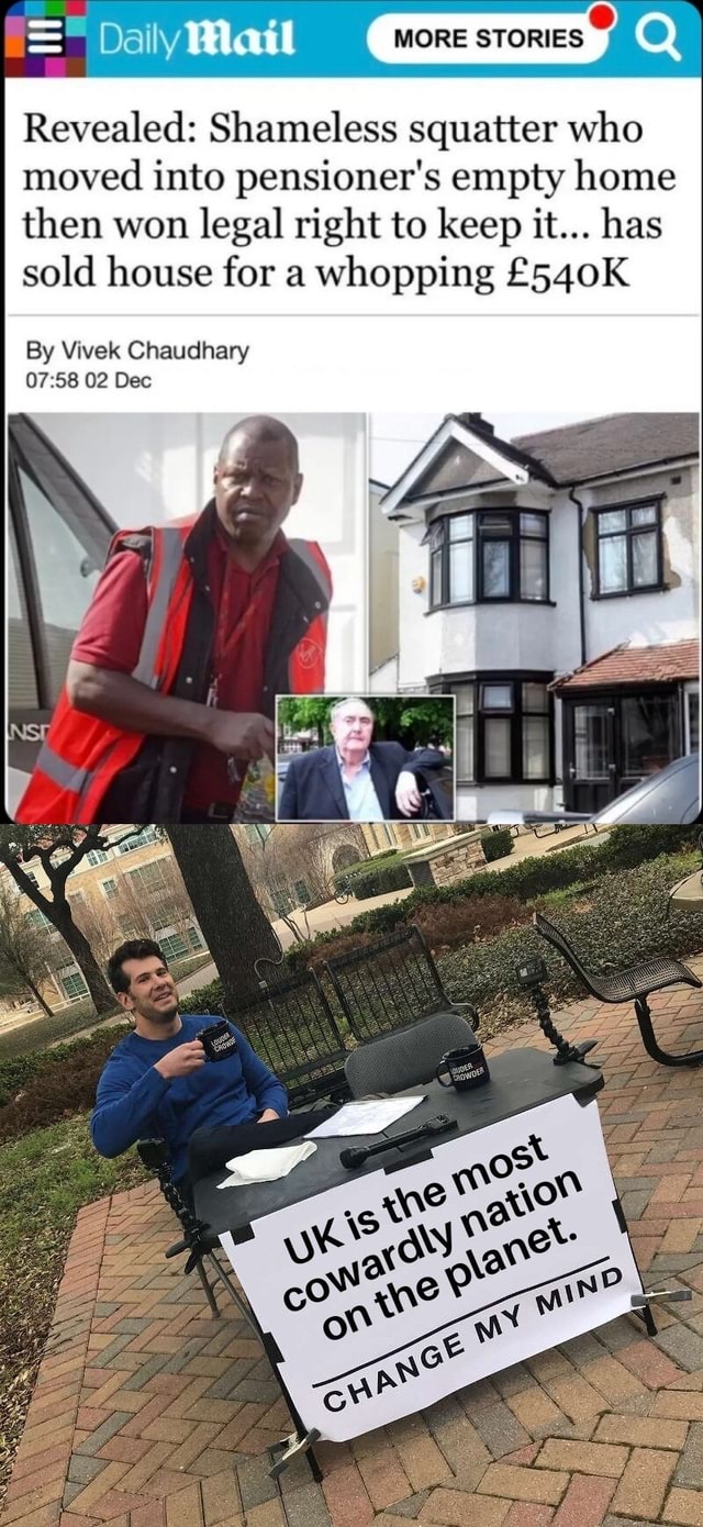 MORE STORIES Revealed: Shameless squatter who moved into pensioner's ...