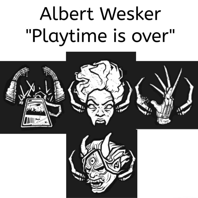 Albert Wesker "Playtime is over" - iFunny